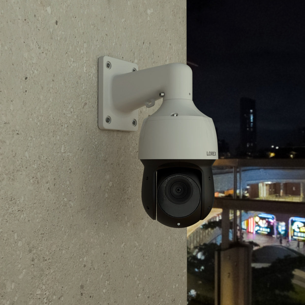 Lorex 2K (4MP) IP Wired PTZ Security Camera with AI Detection and 25x ...