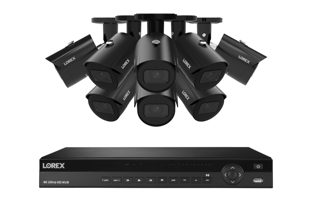 Lorex Elite Series NVR with A4 4MP (2K) IP Bullet Cameras - 4K 16-Chan