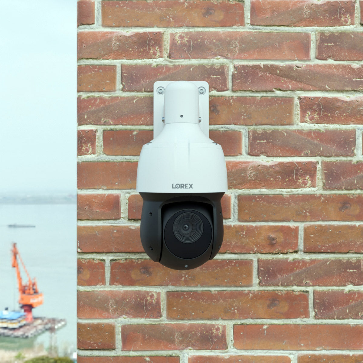 Lorex 2K (4MP) IP Wired PTZ Security Camera with AI Detection and 25x ...