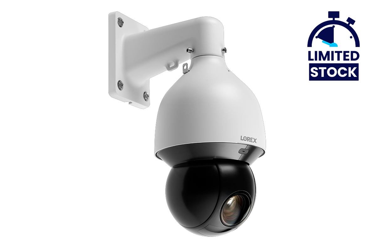 PTZ 4K Outdoor IP Camera with 25x Optical Zoom and IK10 Vandal Proof R